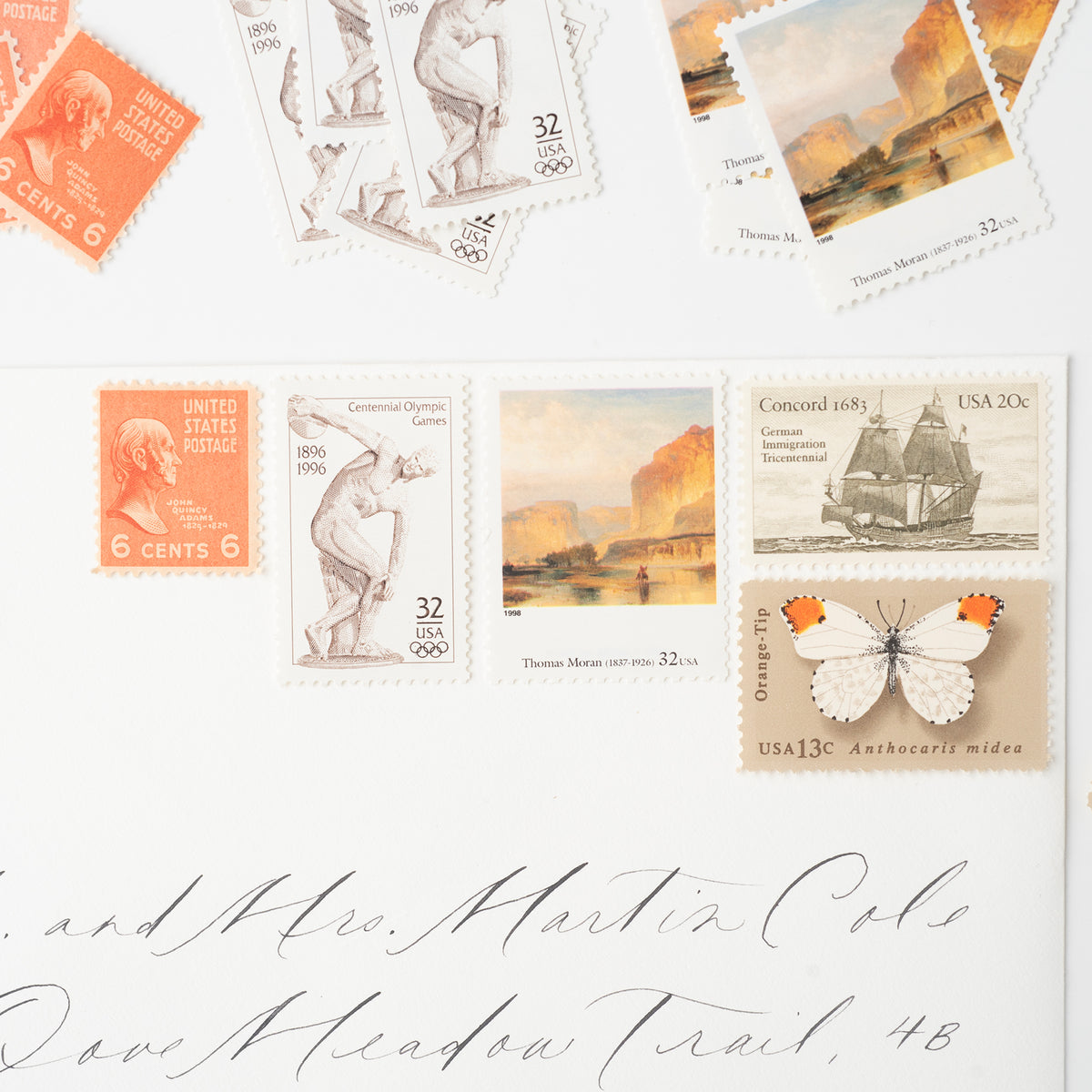 Old World Verona Sunset Postage Set // Set of 5 // $1.03 in postage pe ...