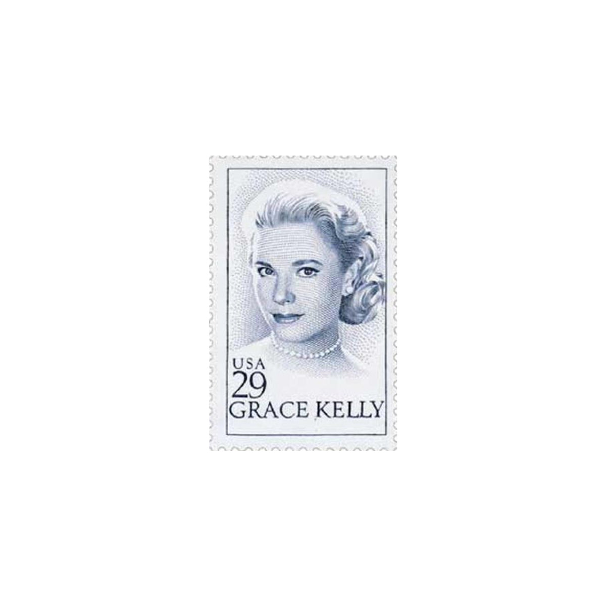 10 Grace Kelly Postage Stamps // UNUSED // 29 Cent // Blue – Flourish ...