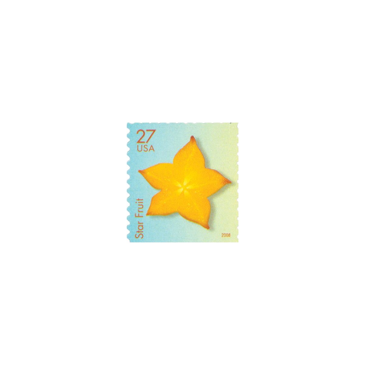 10 Star Fruit Postage Stamps // UNUSED // Tropical Fruit // 27 Cents ...