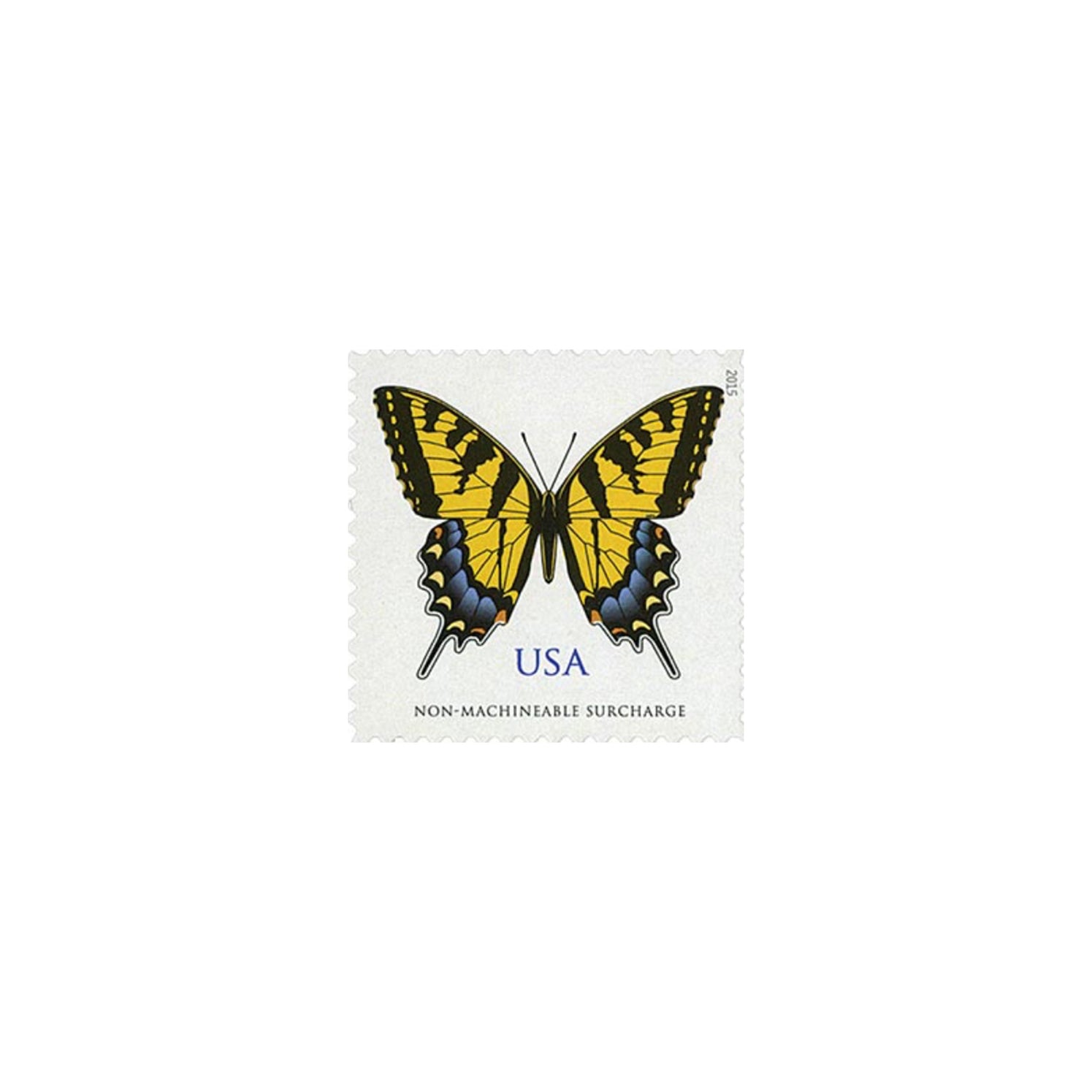 5 Eastern Tiger Swallowtail Butterfly Forever Stamps // Non-Machinable ...