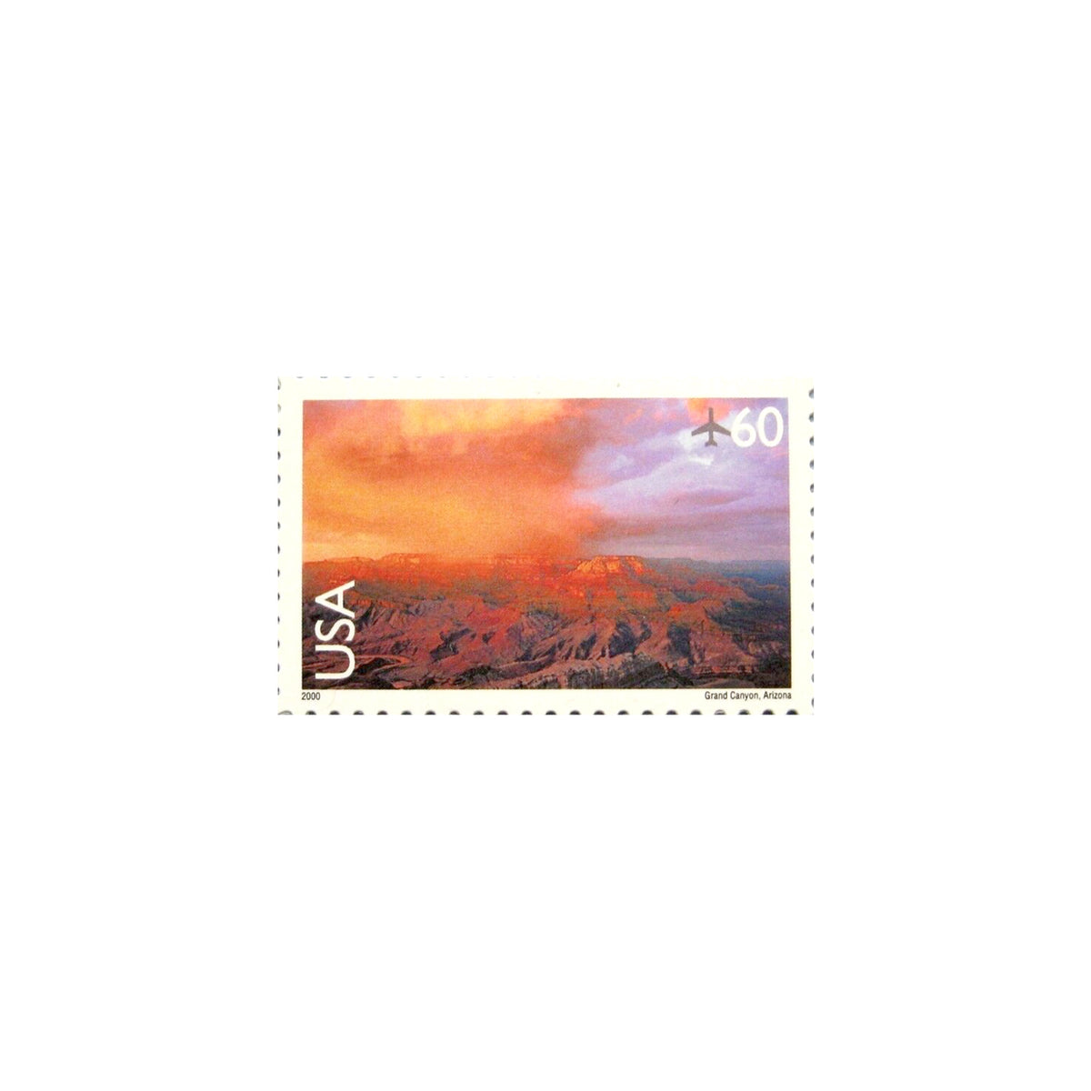 5 Grand Canyon Airmail Postage Stamps // UNUSED // 60 Cents // Arizona ...